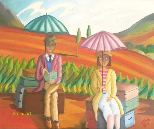 Spanish Fine Art - Oil Painting On Canvas - El Velo Pintado ...
