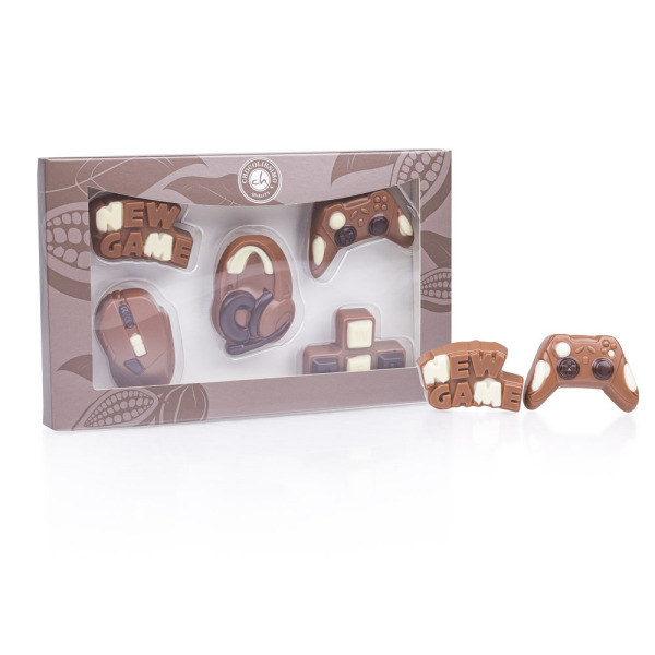 Chocolate gaming set Chocolate figures - Globalchocostore