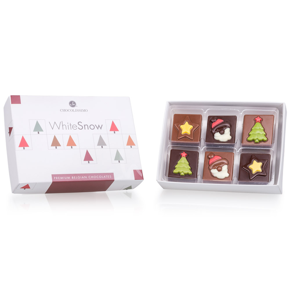 Xmas Napolitans - Mini Christmas Chocolates - Globalchocostore