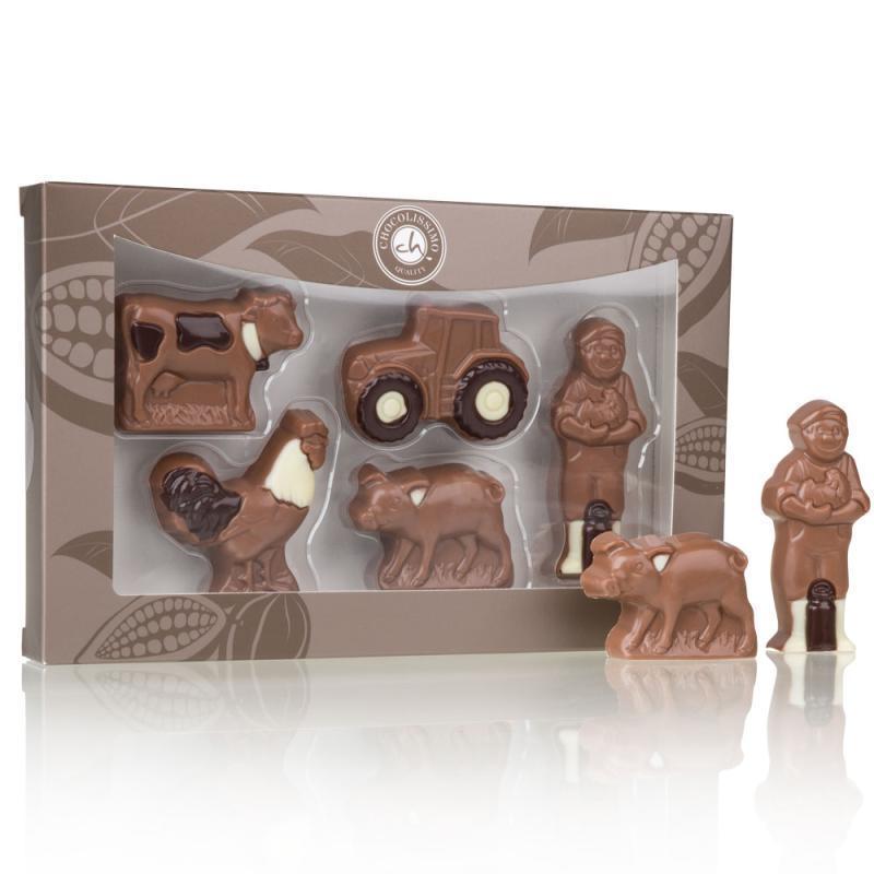 Belgian Brands - Chocolate farm figurines Chocolate figures ...